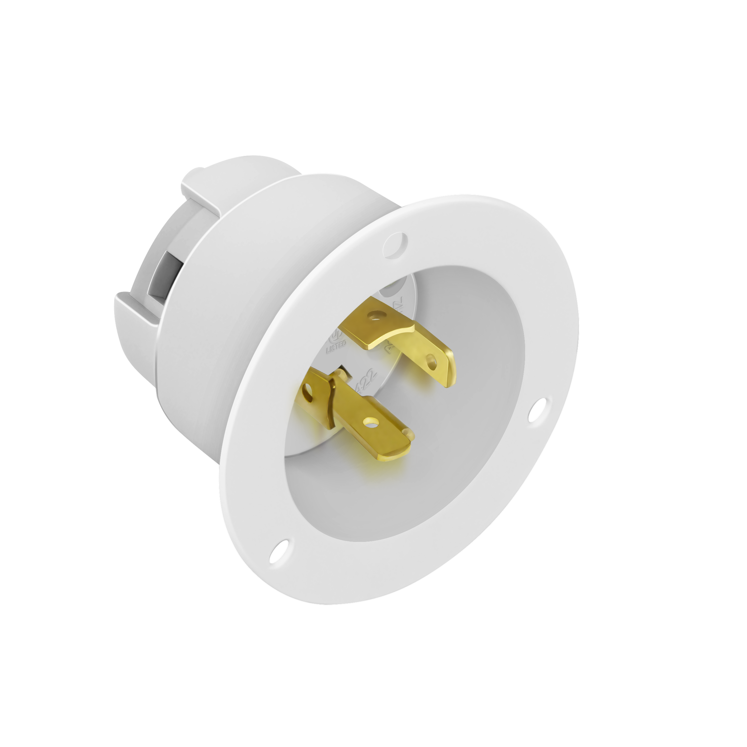 L15-20 Flanged Inlet Locking Receptacle Socket | TOPGREENER
