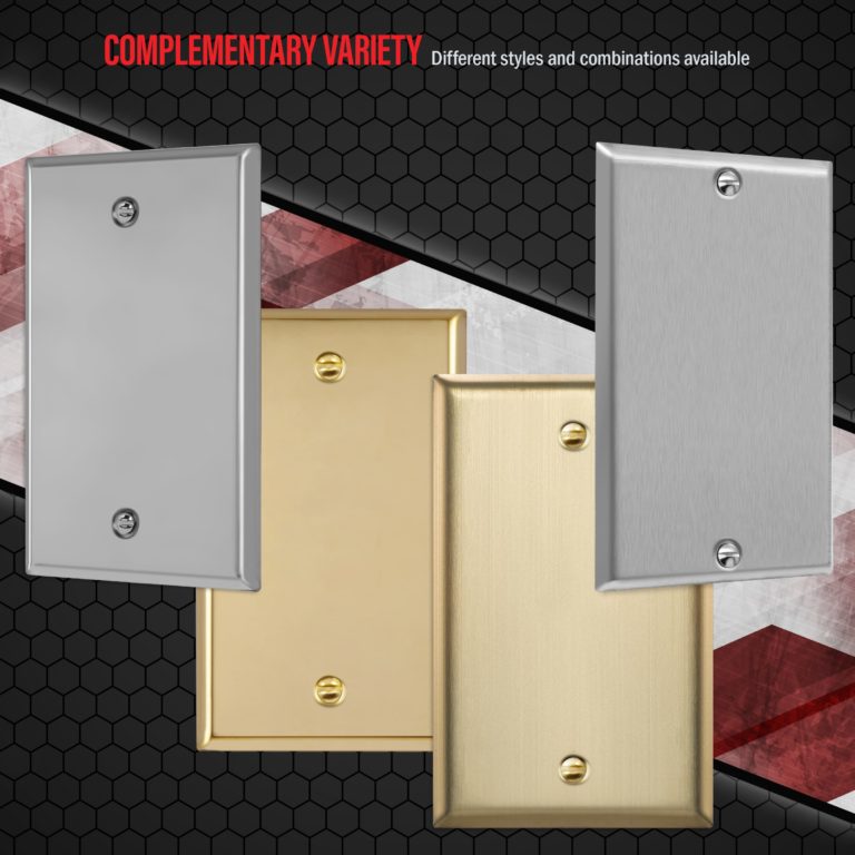 Blank 430 Stainless Steel Metal Wall Plate | TOPGREENER