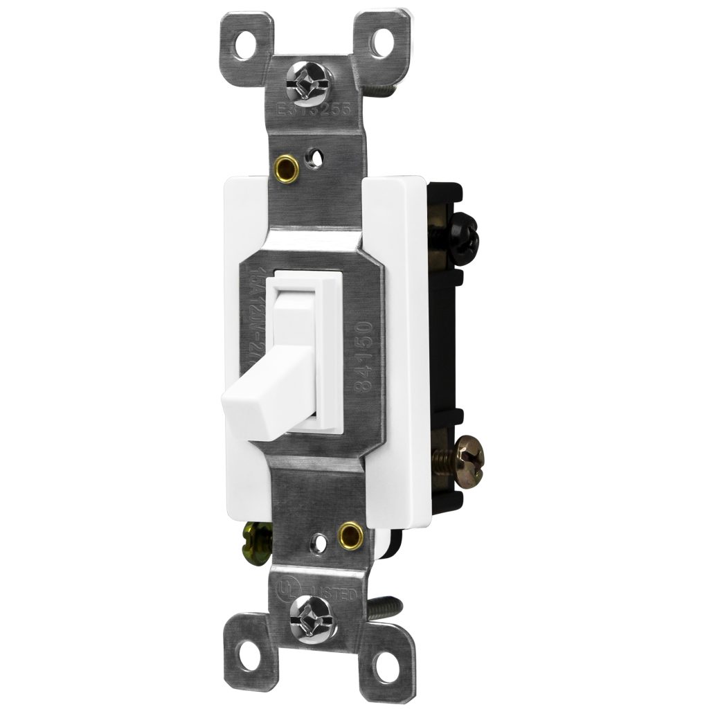 4-Way Toggle Light Switch, Four Way, Side Wiring, Copper Wire Only ...