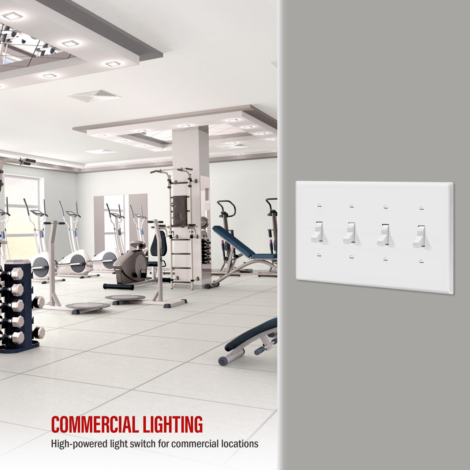 Heavy Duty Commercial Toggle Switch 4-Way | TOPGREENER