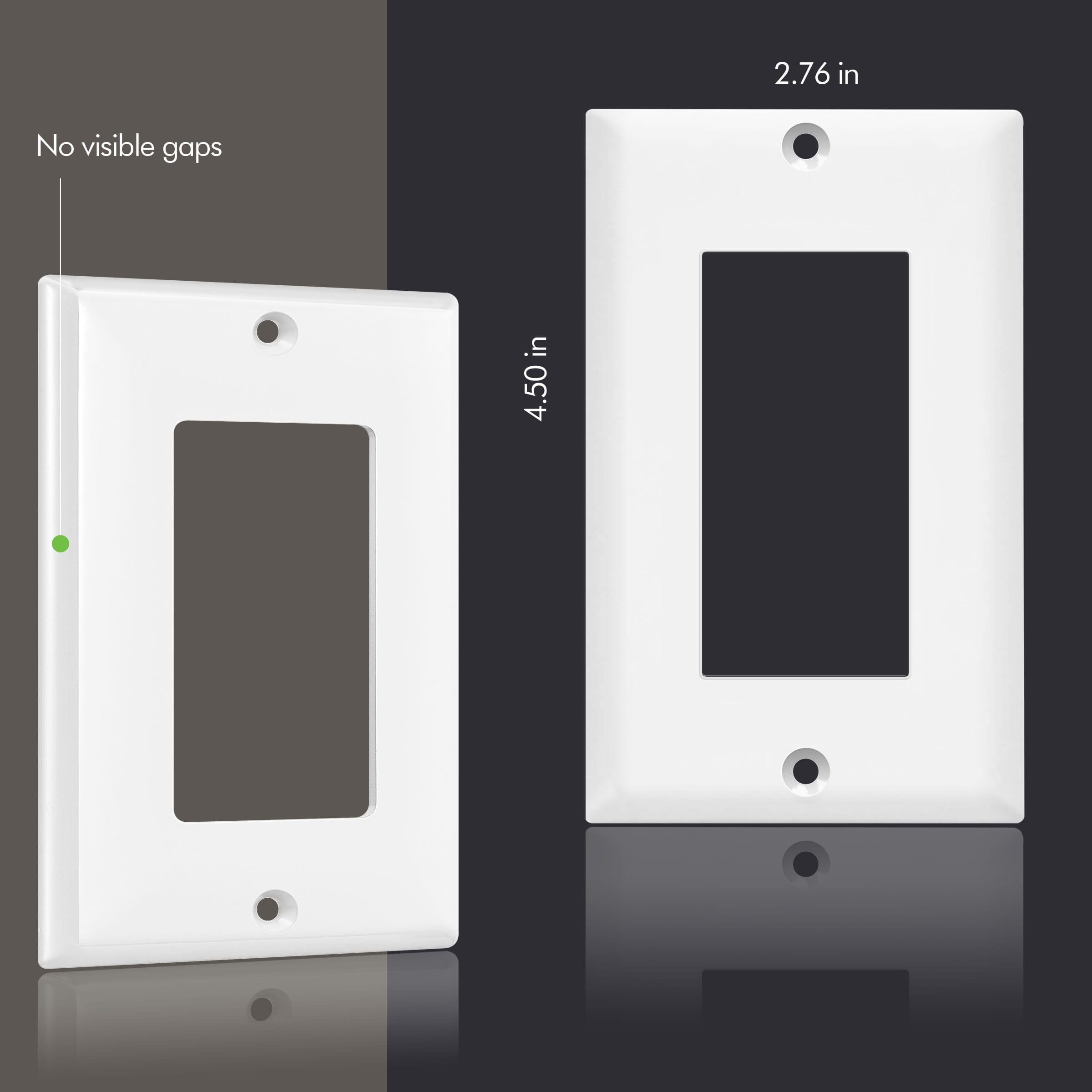 1-Gang Decorator Style Wall Plate | TOPGREENER