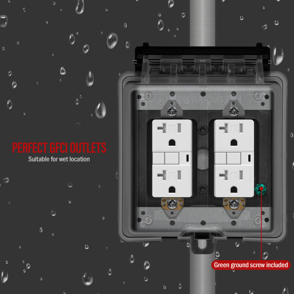 Weatherproof Outlet Box (w/ 3 1/2-in outlets) M | TOPGREENER