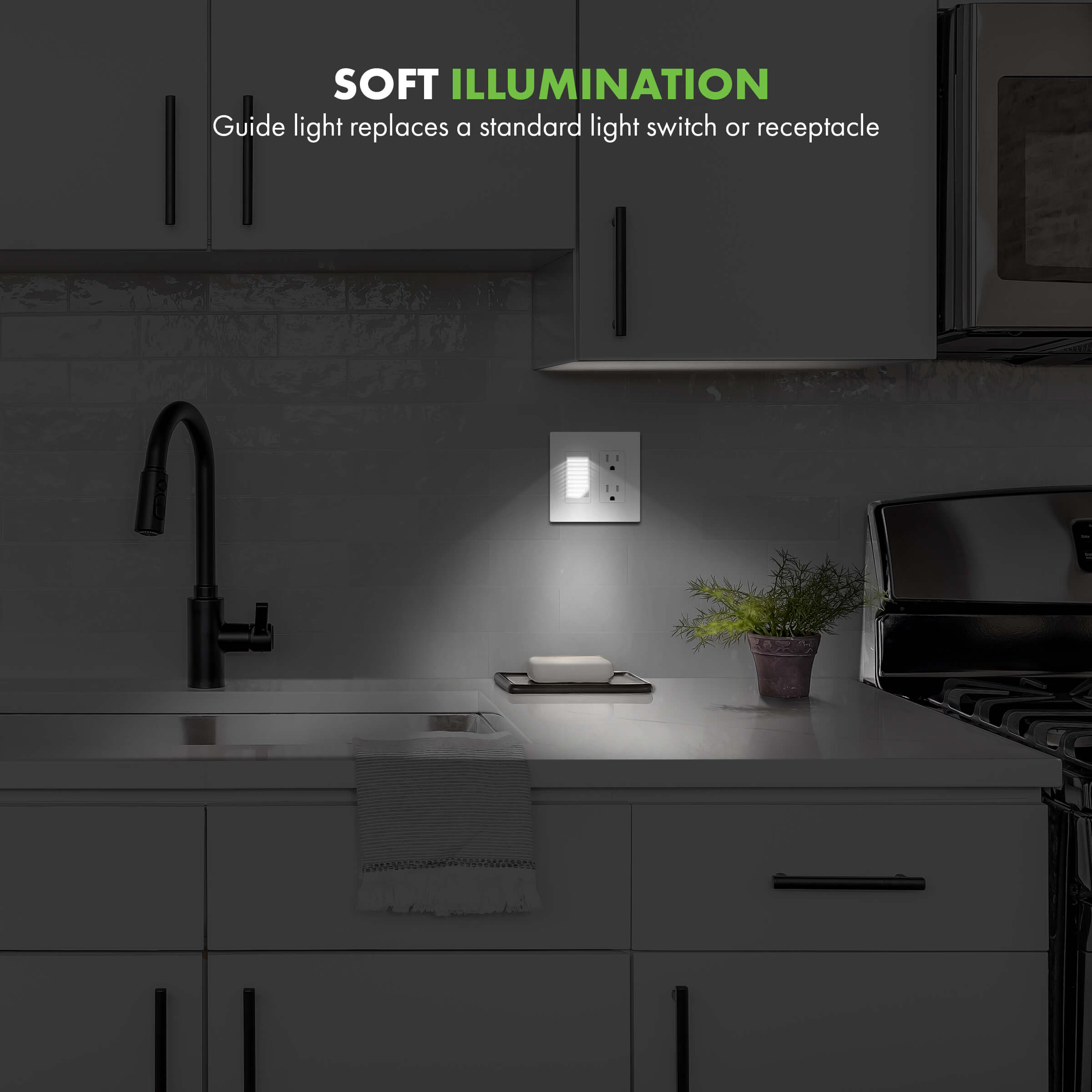 Full Guide Light with Automatic Sensor | TOPGREENER