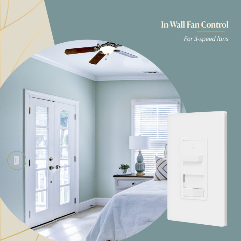 Combo Light Switch with 3-Speed Fan Control | TOPGREENER