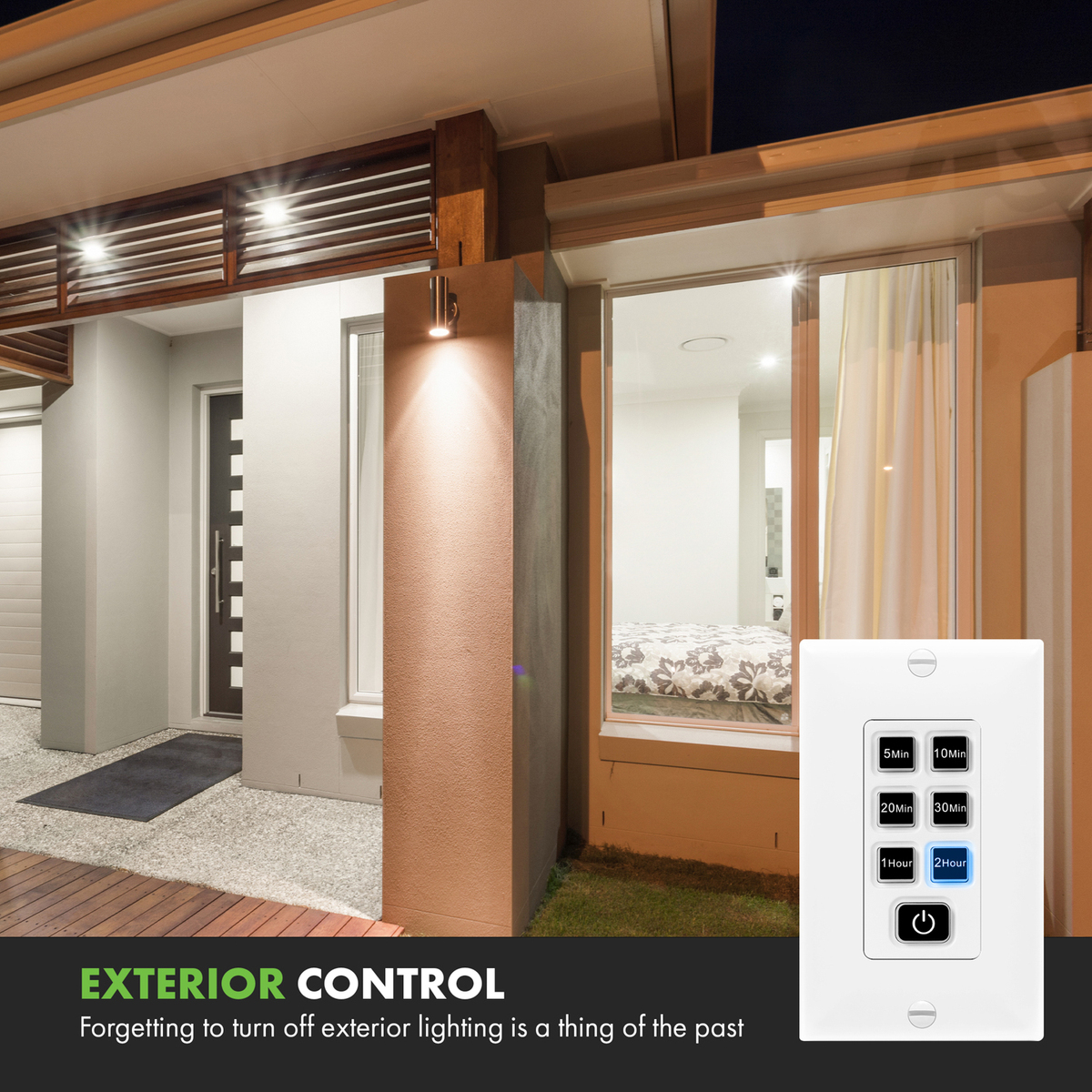 2-Hour Countdown Timer Switch (No Neutral) | TOPGREENER