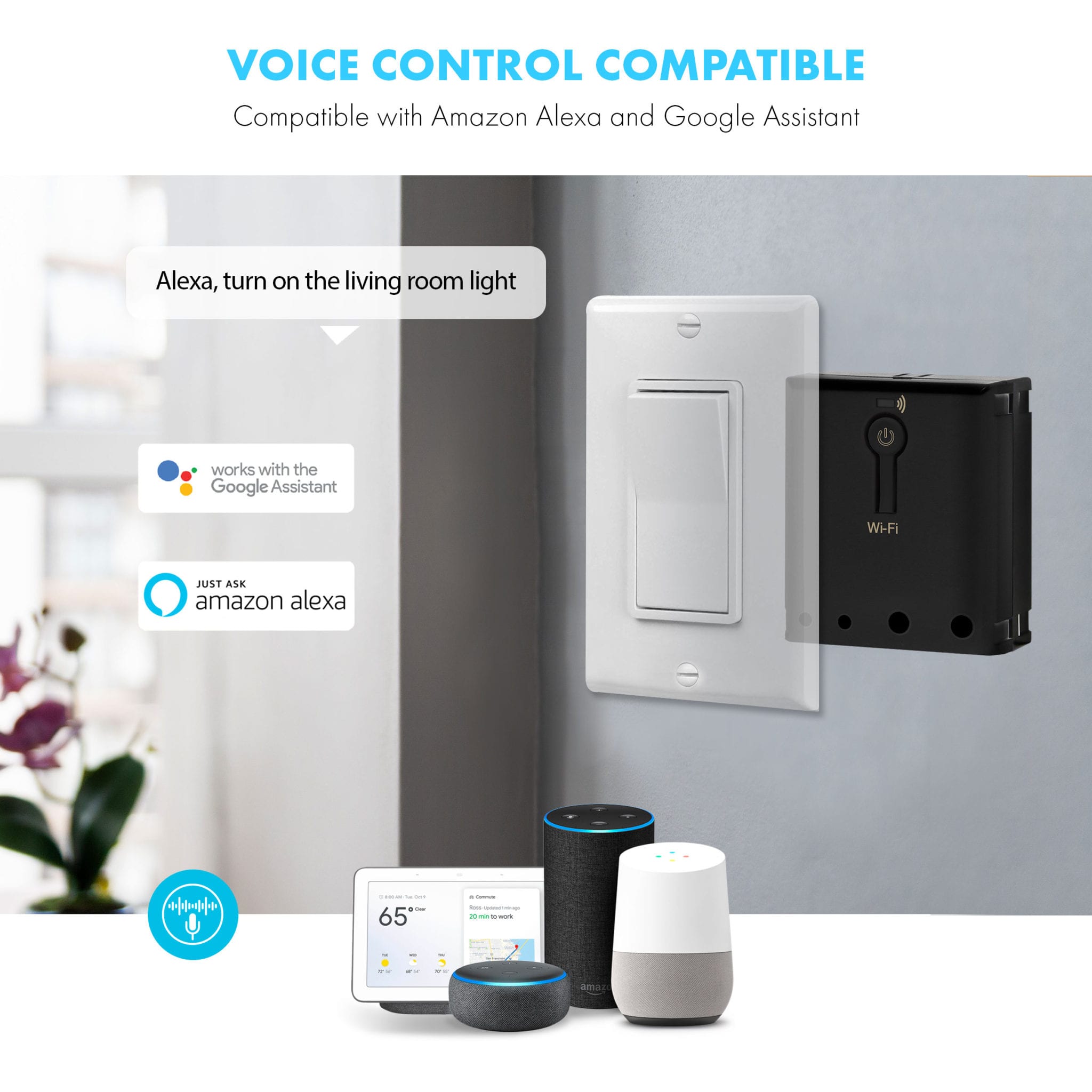 Wi-Fi Relay Module Hidden Smart Switch | TOPGREENER