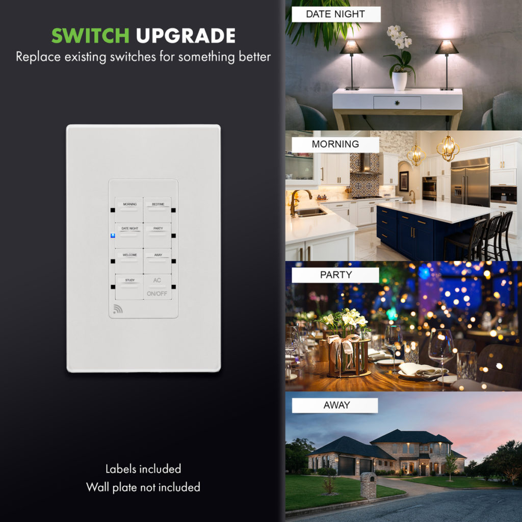 Smart Light Switch Wi-Fi Scene Controller | TOPGREENER